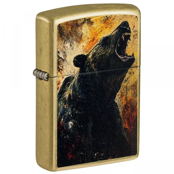 ZIPPO Upaljač Medved Grizzly Roar