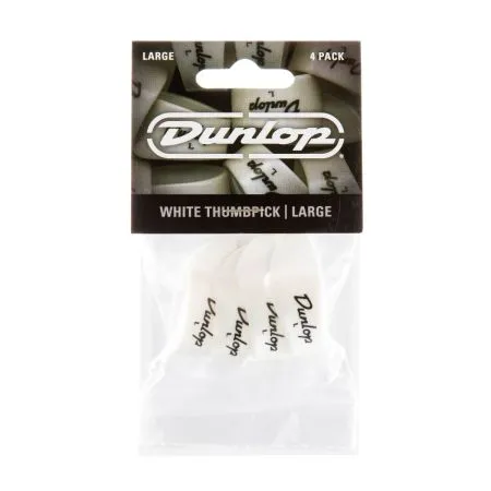 Jim Dunlop 9003P WHITE T-PK LRG-4-PLYPK