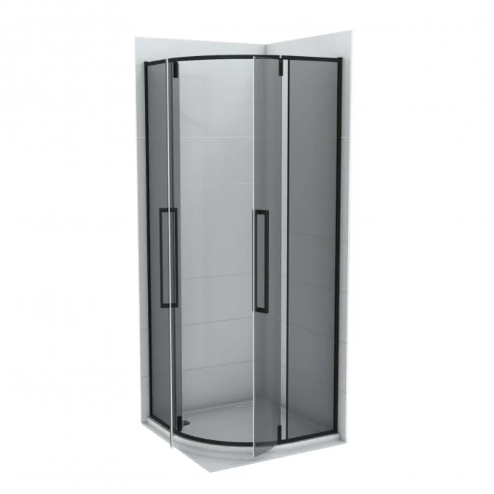 Tuš kabina Copen Absolut black R90x200 sa pivot vratima (C-02-B6290)