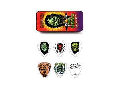 Jim Dunlop KH01T088 KIRK HAMMETT PICK TIN 6-pack