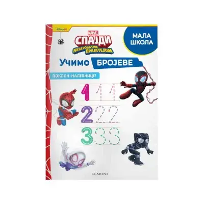 Disney Marvel Spajdi Učimo brojeve