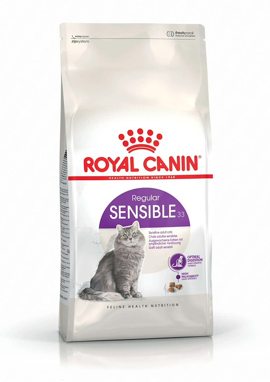 ROYAL CANIN Suva hrana sa odrasle mačke sa osetljvim sistemom za varenje Sensible 33 15kg