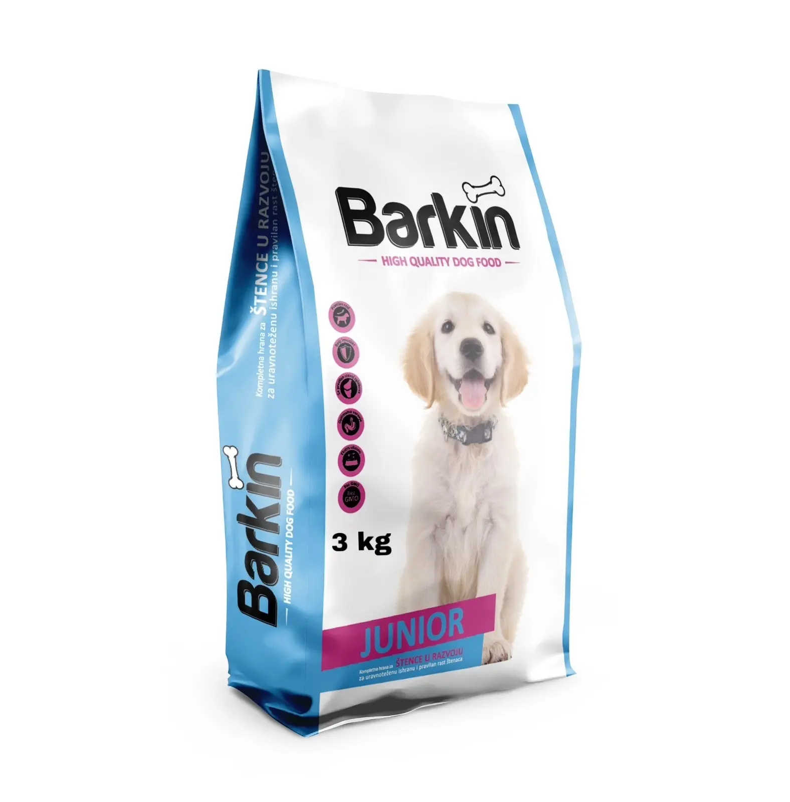 BARKIN Suva hrana za pse Junior, Piletina, 10kg