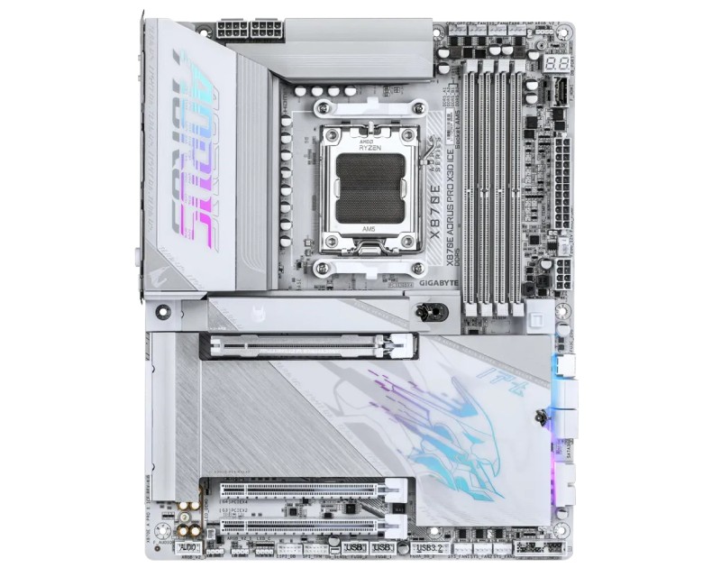 GIGABYTE X870E A PRO X ICE rev. 1.0 matična ploča