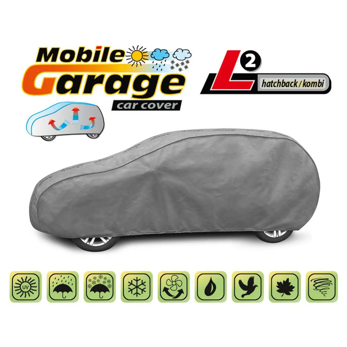 KEGEL BLAZUSIAK TRADE Cerada za automobil L2 Hatcback,D 430-455cm,V 126-136cm