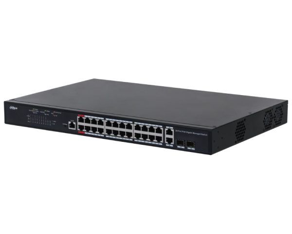 DAHUA_ PFS4226-24GT-370 26-Port Managed Gigabit Switch with 24-Port PoE