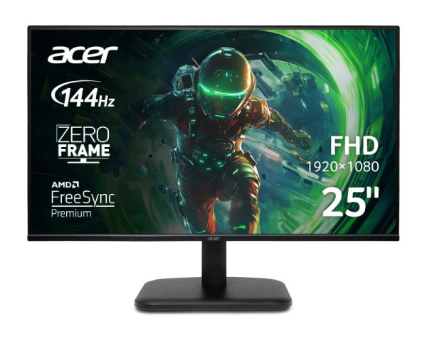 ACER 24.5 inča EK251QP6BI FHD 1920×1080 IPS 144 Hz gaming monitor