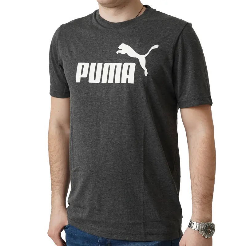 PUMA Muška majica ESS NO. 1 Logo Heather Tee, Tamnosiva