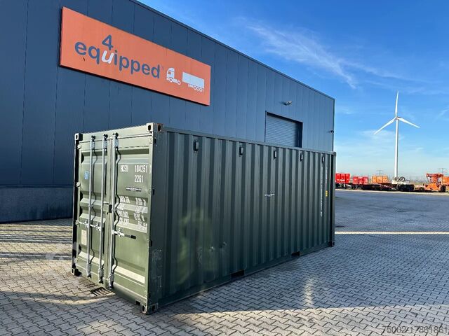 Kontejner
Onbekend TOP 20FT DV 8'6" containers ONE-WAY, darkgreen