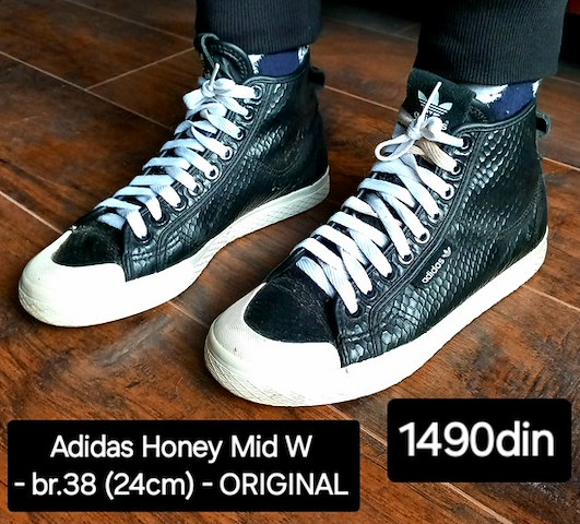 Adidas Honey Mid W patike crne br. 38 - ORIGINAL
