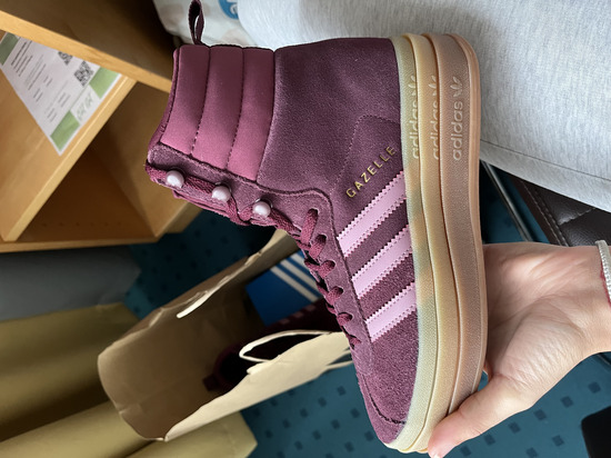 adidas Gazelle High Maroon Wonder Orchid (Women's)