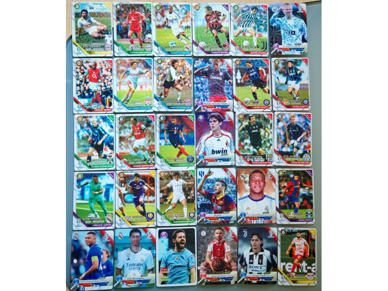 30 kartica - lot legendi - EURO 2024 Star cards