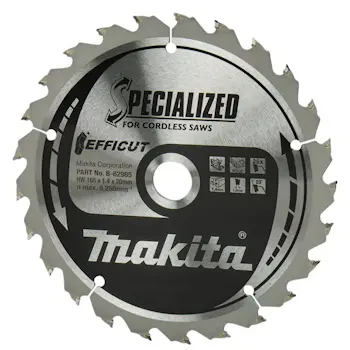 Makita list testere TCT Efficut 2/1 za drvo 165x20mmx25T B-62985-2