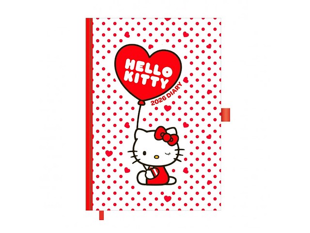Datumirana agenda 2026 - Hello Kitty, Kuromi, Rock Out