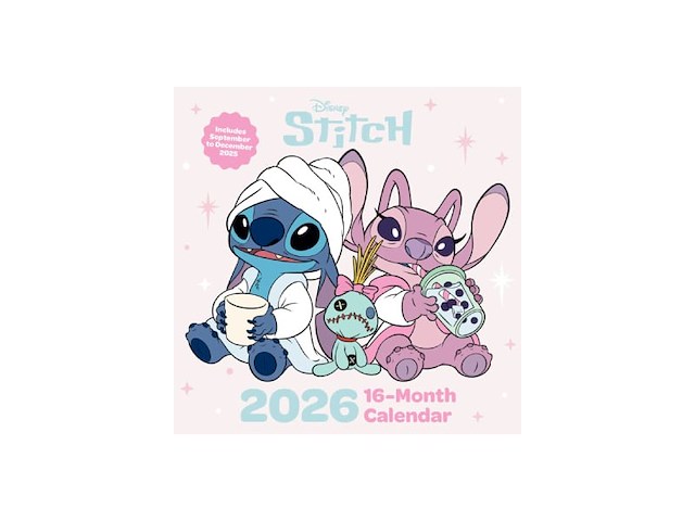 Zidni kalendar 2026 - Disney, Lilo and Stitch