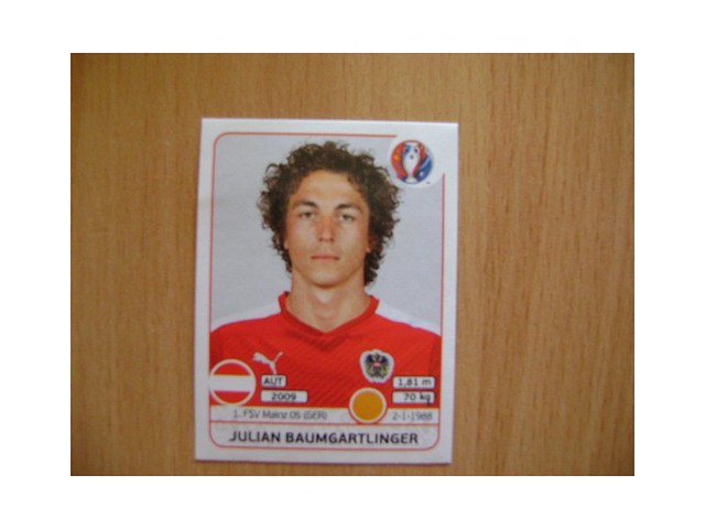 Euro 2016 Panini sličica broj 639