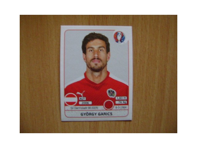Euro 2016 Panini sličica broj 637