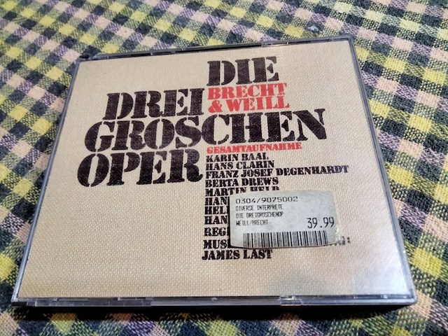 Brecht &;; Weill – Die Dreigroschenoper - Gef(2CDBOX)