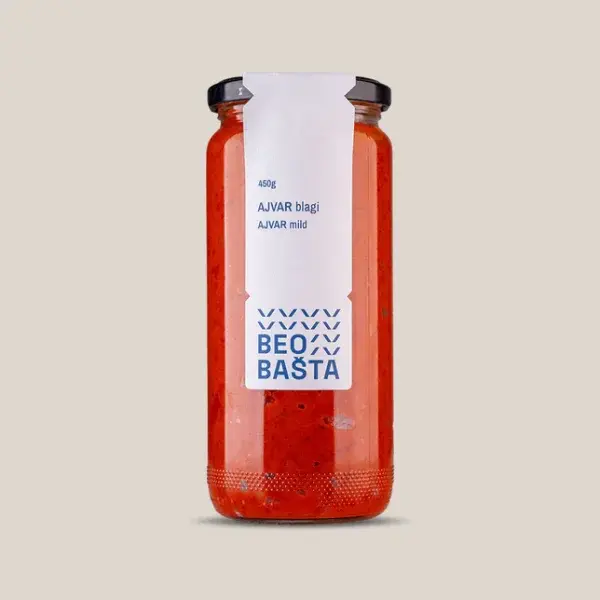 Beobašta Pravi domaći ajvar Blagi, 450g