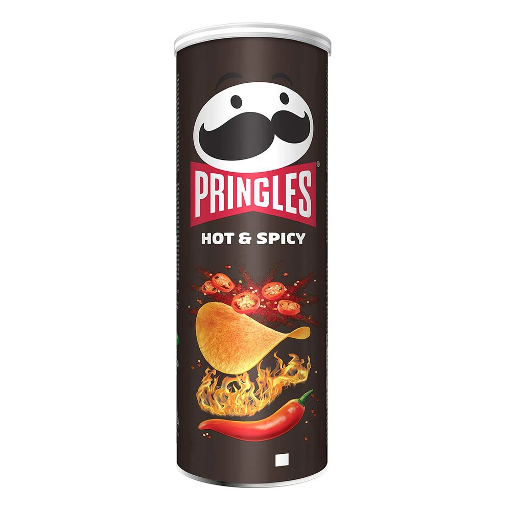 Pringles Čips, Ljut i začinjen, 165g