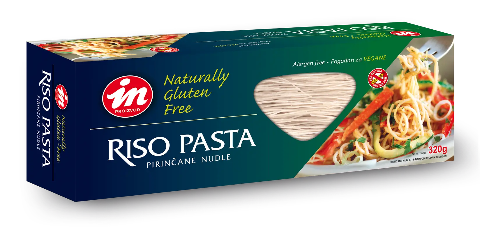 ALEKSANDRIJA Bezglutenske pirinčane nudle Riso pasta, 320g