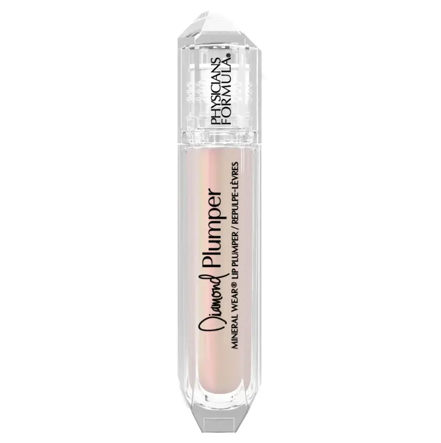 Physicians Formula Mineral Wear Diamond Plumper Sjaj za usne, 5 ml, Svetloroze, Translucent