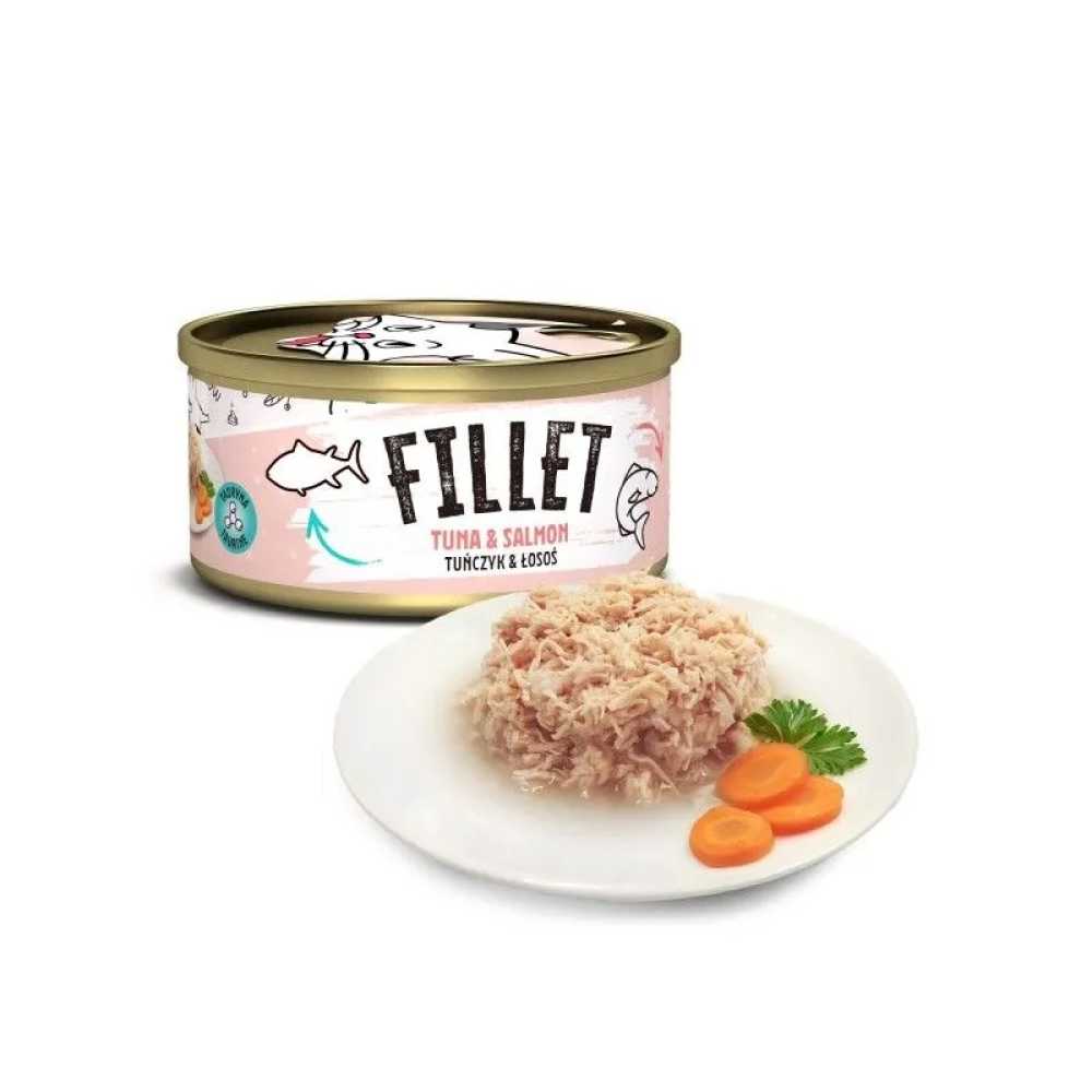 Mr. Bandit konzerva za mačke Fillet - Tuna with salmon 80g