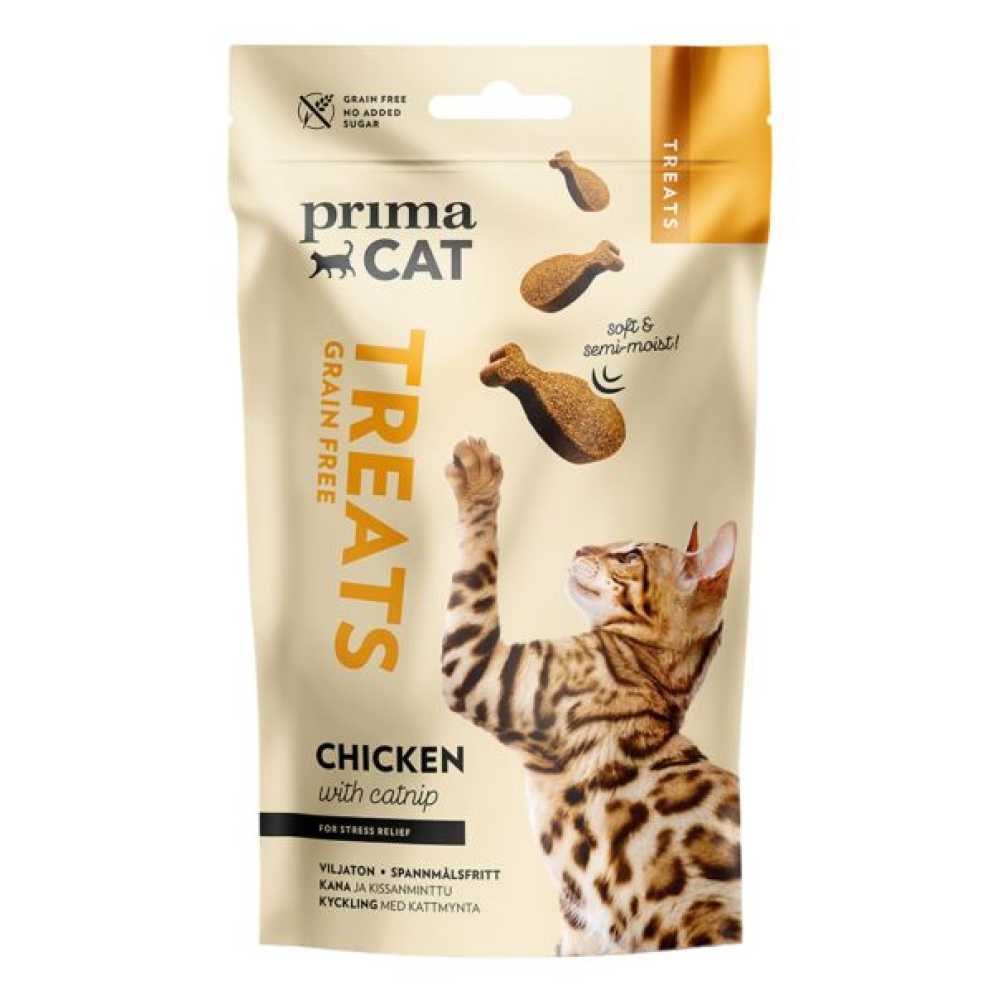 Prima Cat snacks - Chicken with catnip 50g