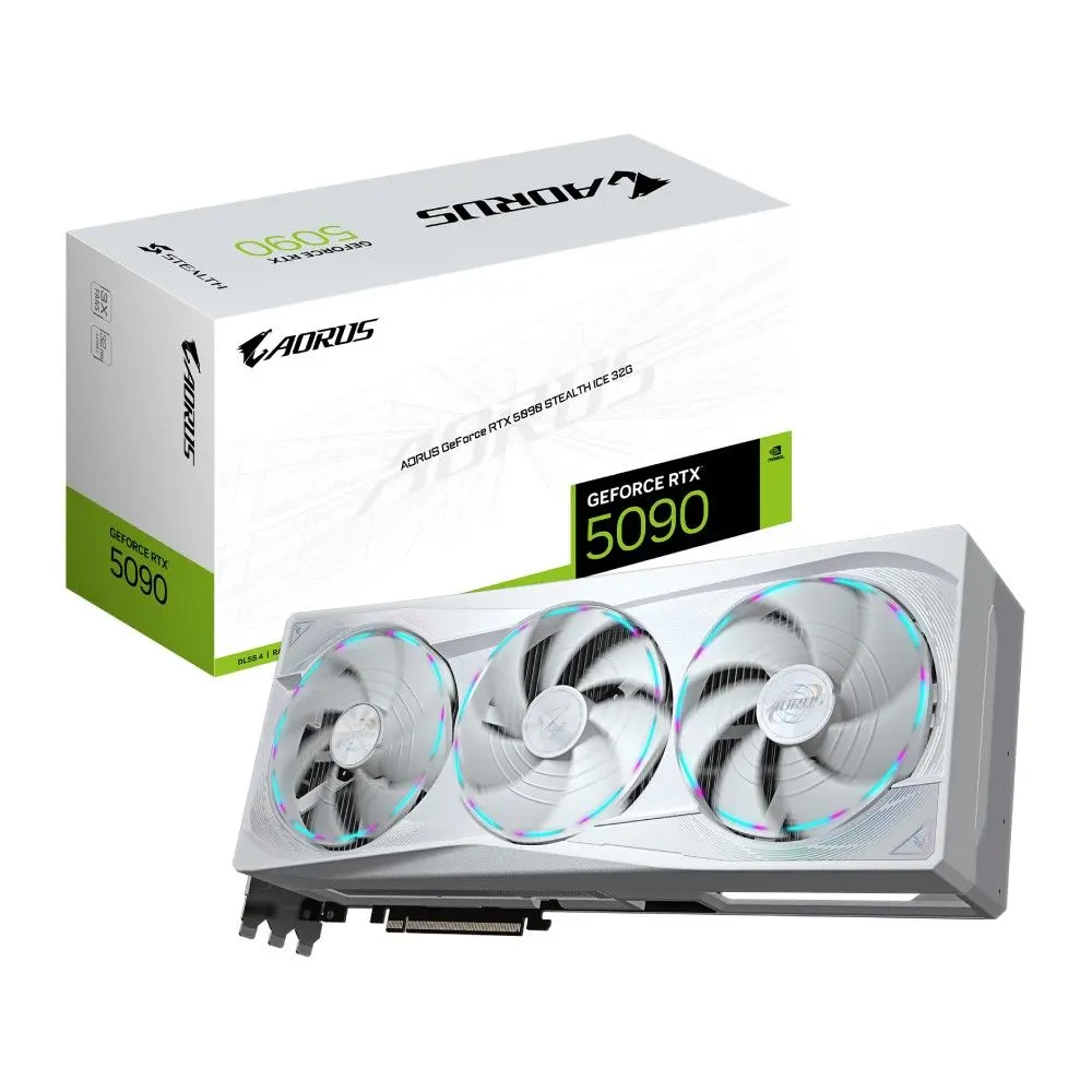 GIGABYTE AORUS GeForce RTX 5090 STEALTH ICE 32GB