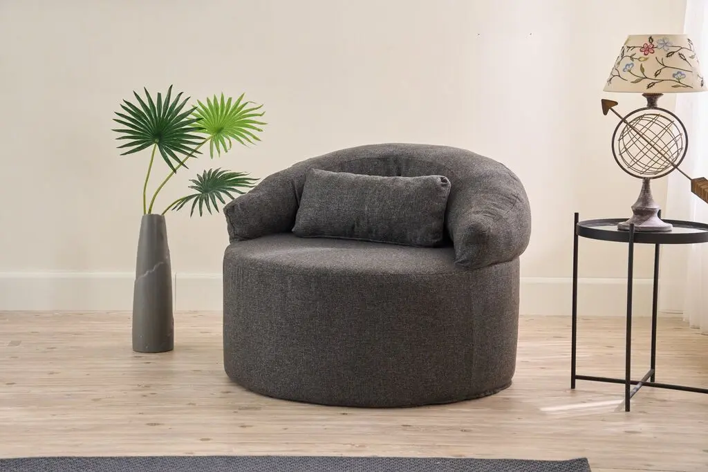 Atelier del Sofa Fotelja Pitta, 100x70x80cm, Antracit