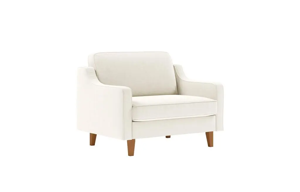 Atelier del Sofa Fotelja Robin Loveseat, Bela