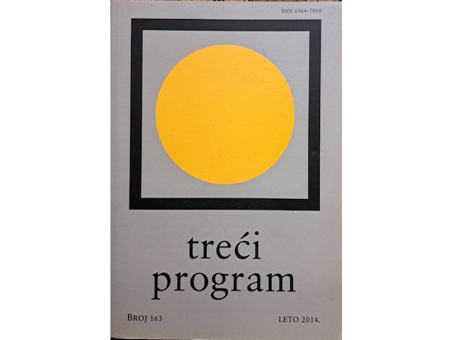 Treći Program Broj 163 Leto 2014.
