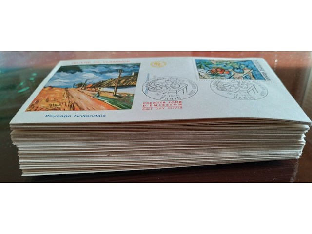 Francuska 1976 komplet godina koverte prvi dan