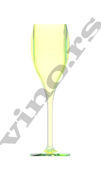 Lehmann Flute Croisiere Plexiglas Champagne Glass 15 cl. Transparent čaša za penušavo vino od plastike providna