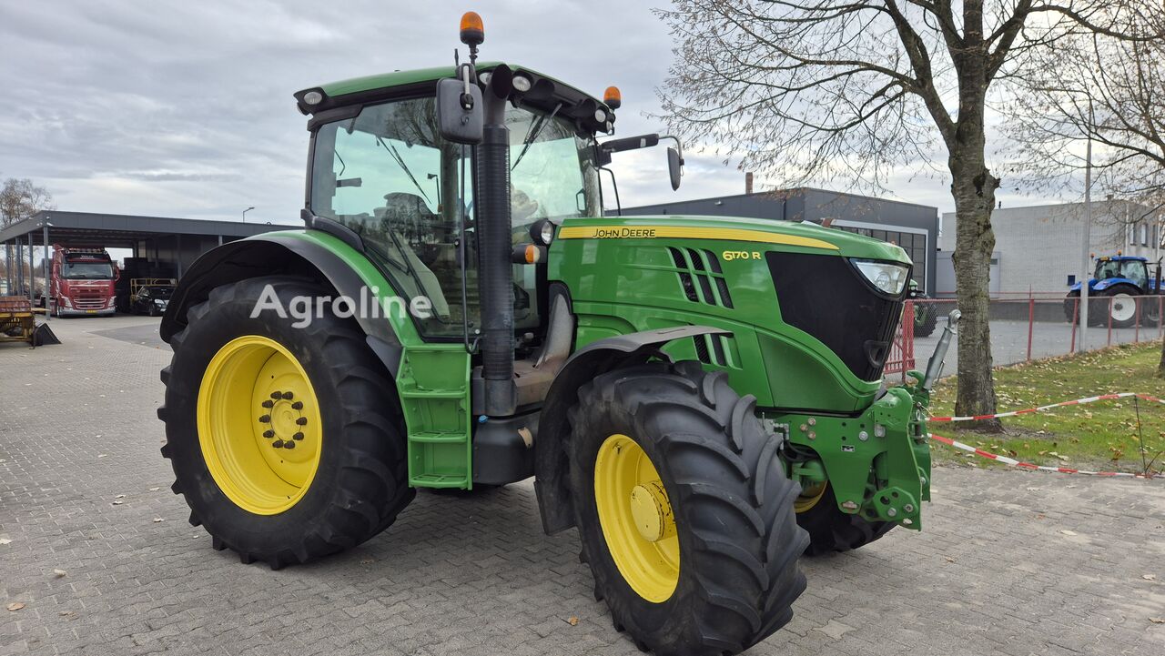 John Deere 6170 R AP50 Lucht Fronthef en TLS traktor točkaš