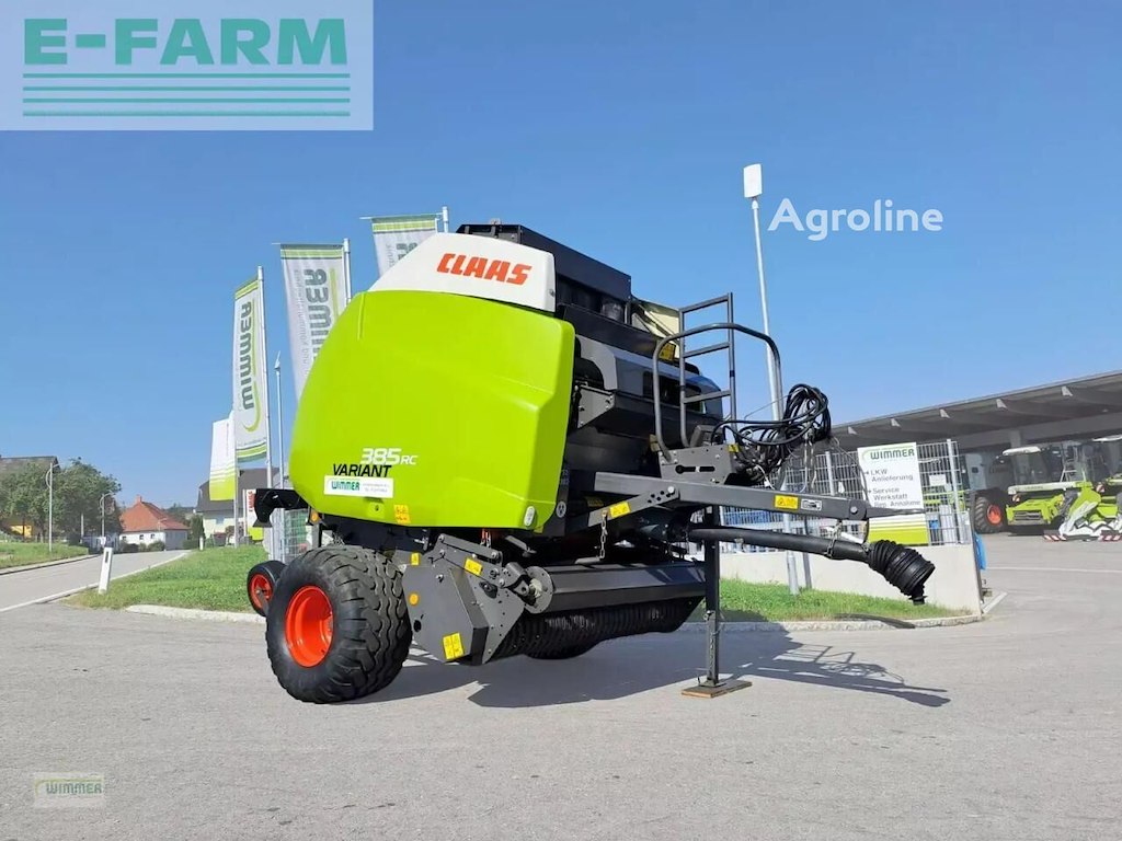 Claas variant 385 rc - gebrauchte rundballenpresse balirka za četvrtaste bale