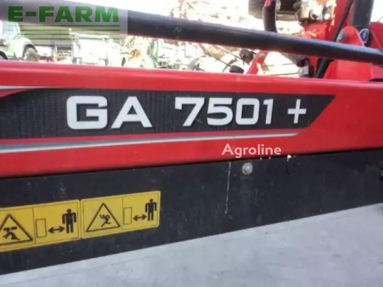 Kuhn ga 7501 + trakasti formirač otkosa