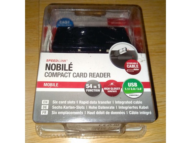 Speedlink - NOBILÉ Compact Card Reader 54-in-1