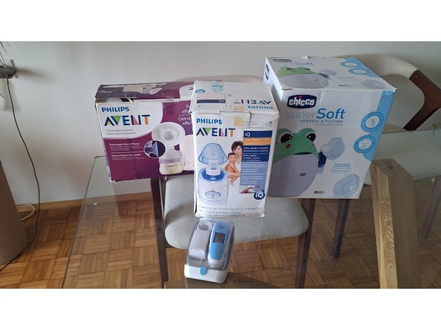 Philips Avent izdajalica + dodatni uredjaji za bebu