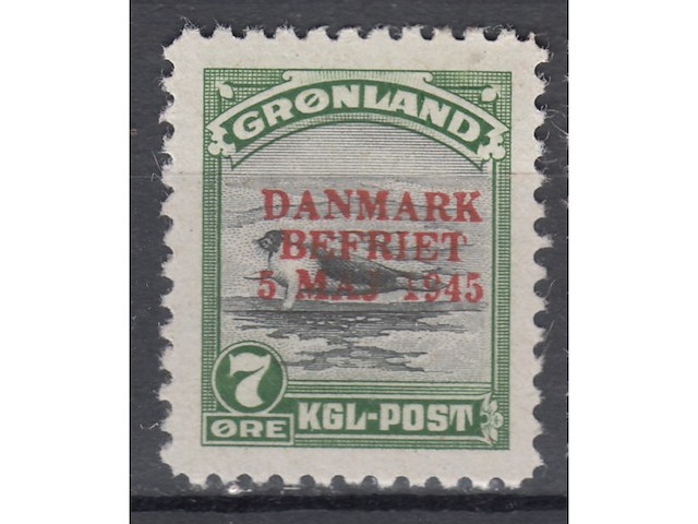 Grenland 1945 Fauna komad *