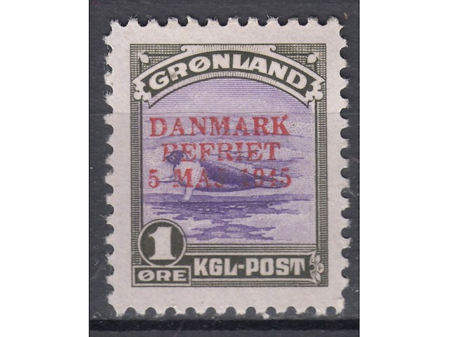 Grenland 1945 Fauna komad *