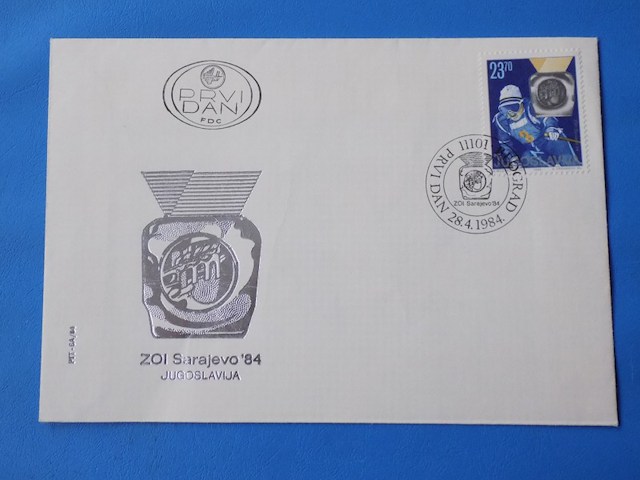FDC - ZOI Sarajevo 84  - 1984