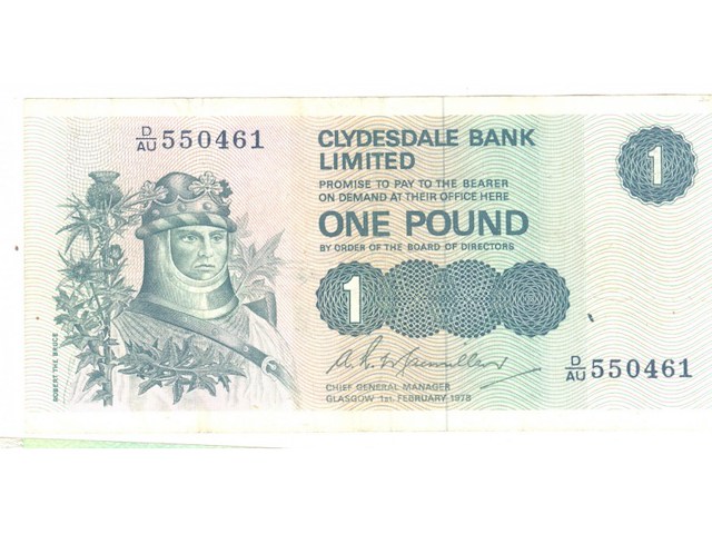 Skotska 1 pound 1978