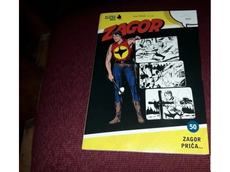 Zlatna Serija 50 Korica A Zagor, Zagor priča