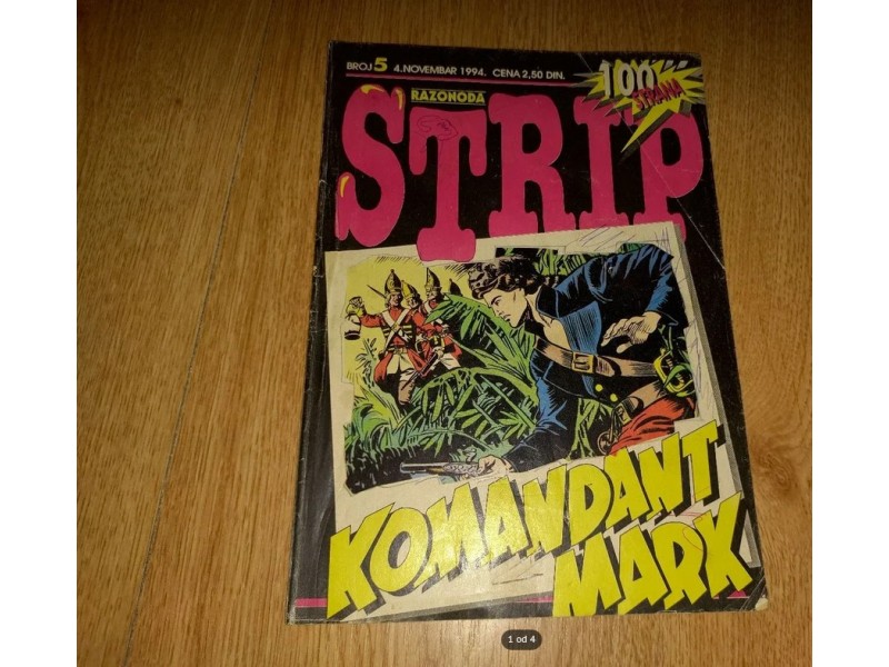Strip razonoda broj 5 - Legenda o Komandantu Marku