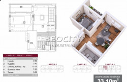 Novi Sad, Veternik, , 1.5, 33m2, 71300EUR