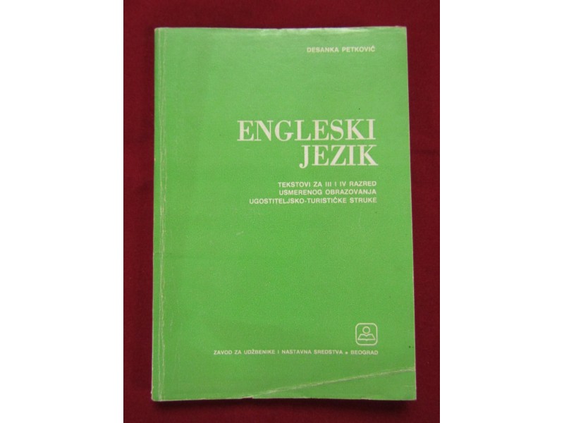 Engleski Jezik Tekstovi Ugostiteljsko Turistička Struka
