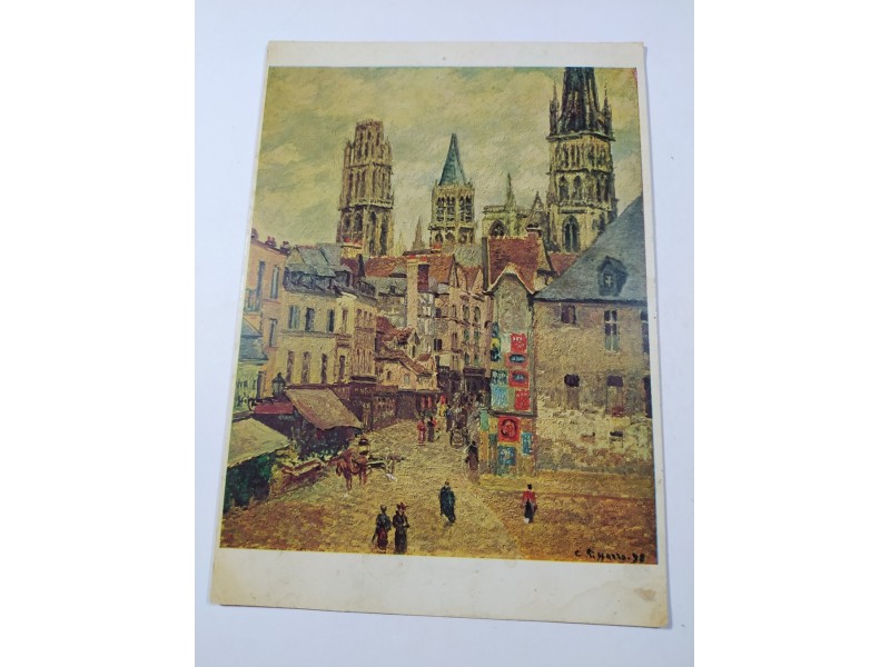 Camille Pissarro pod nazivom "Rue de l'Épicerie, Rouen