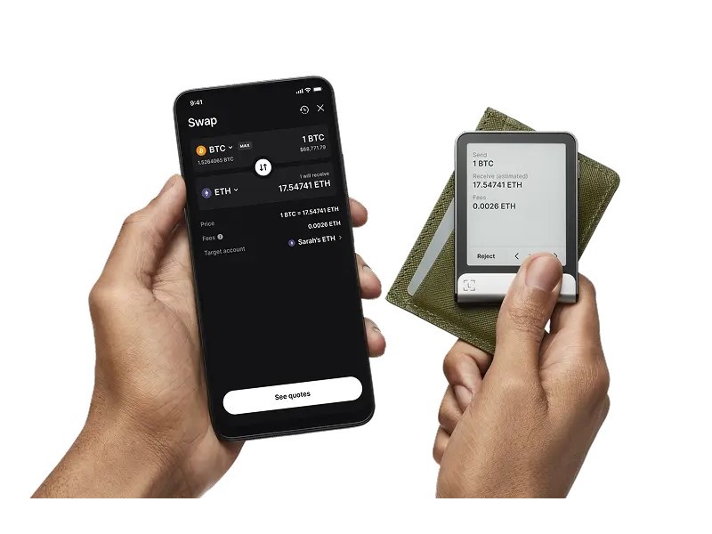 Ledger FLEX sa Recovery Key karticom E-ink Touchscreen