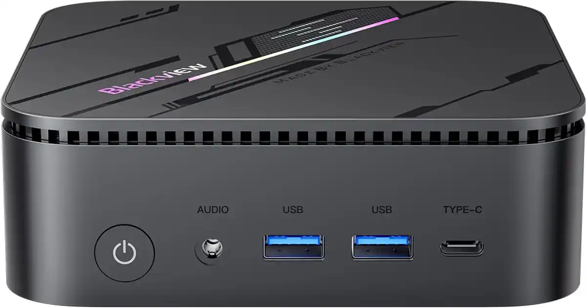 Mini PC Blackview MP100 i3-1215U 16GB/NVMe 512GB/Dual WiFi/LAN/BT/Win11 Pro